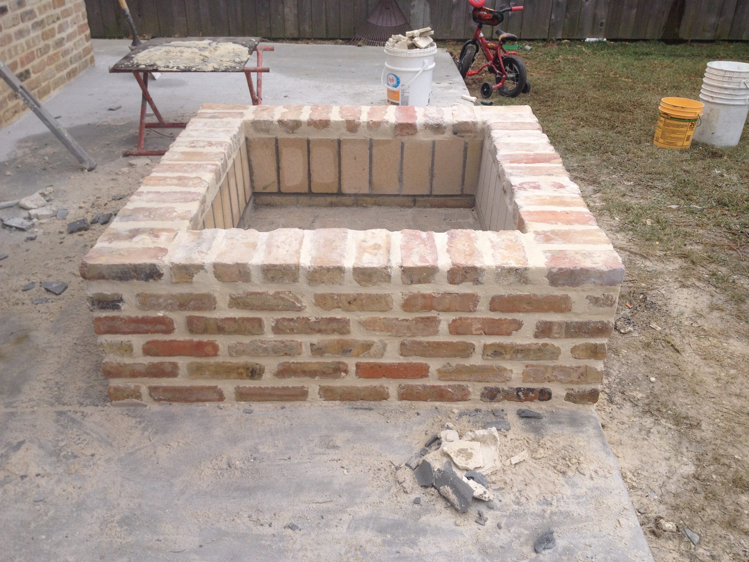 Brick Fire Pit - Dino's Masonry